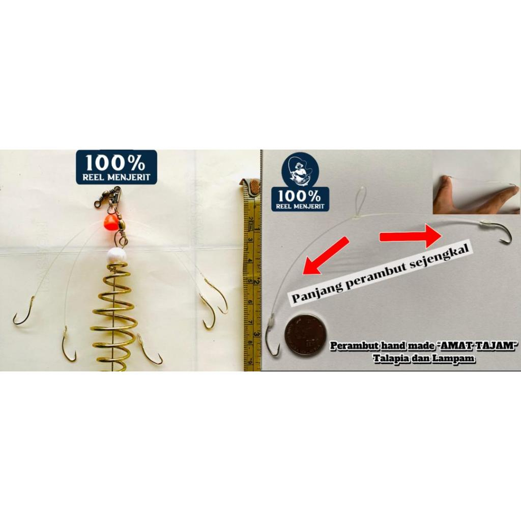 MATA BOMB AMAT TAJAM / PERAMBUT TALAPIA & LAMPAM (handmade) by REEL ...