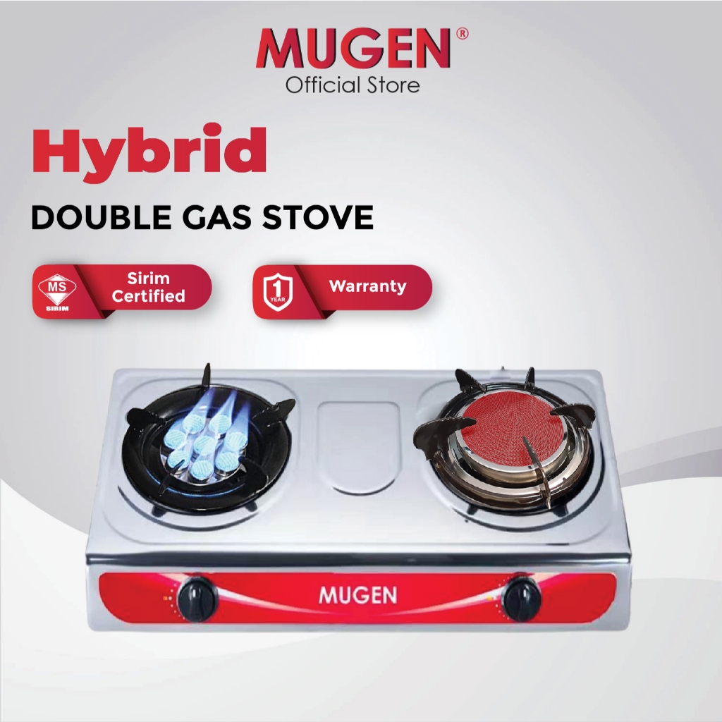 MUGEN Hybrid Stainless Steel Gas Stove MHC-2088A | Shopee Malaysia