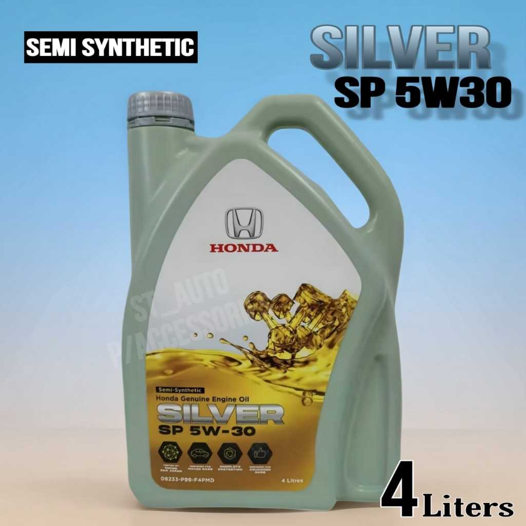 Honda 5W30 (4 Liter) Semi Synthetic Engine Oil - Civic, City, Jazz, CRV ...