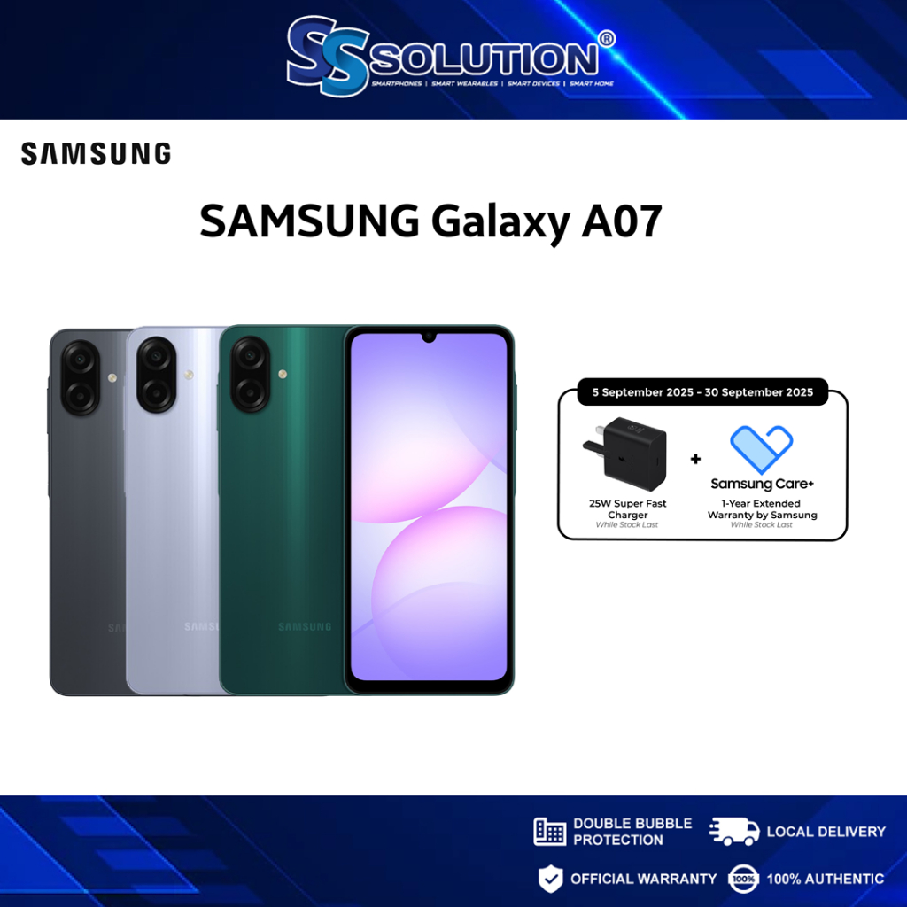 SAMSUNG GALAXY A07 4G l 8GB RAM+256GB ROM | 6.7-Inch HD+ 90 Hz Display ...