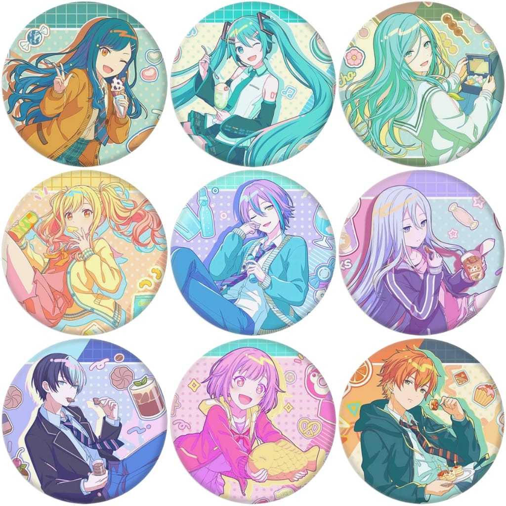 58mm Project Sekai : Colorful Stage Lencana Anime Snack Series Butang ...