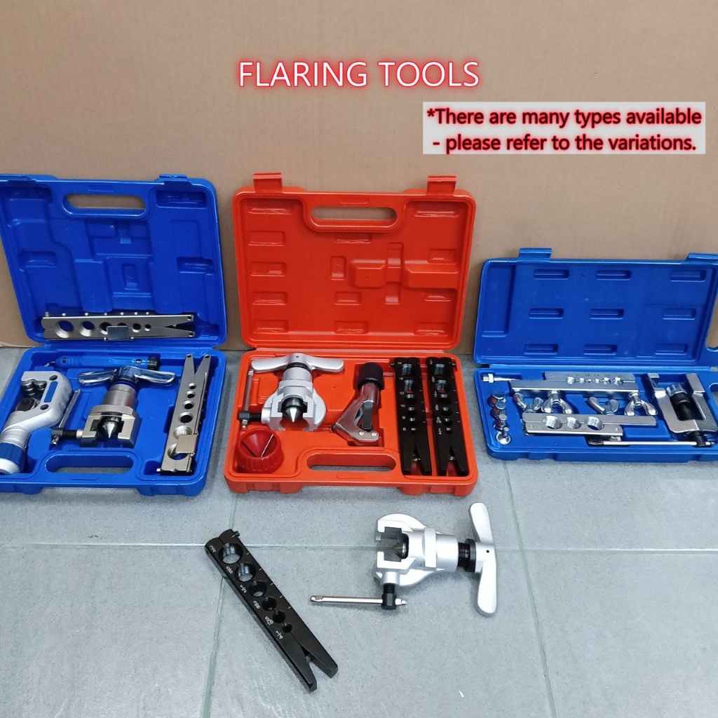 REFRIGERATION UNIVERSAL FLARING TOOLS [SET] PIPE COPPER TUBE FLARE NUT ...