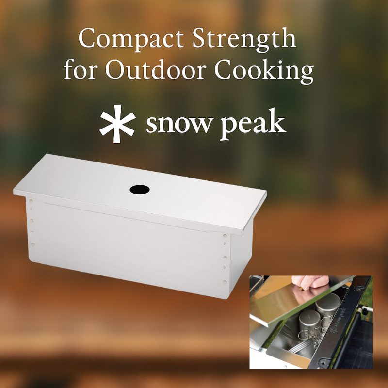snow peak IGT Stainless Tray 1 Unit or 0.5 Unit Insert for Modular ...
