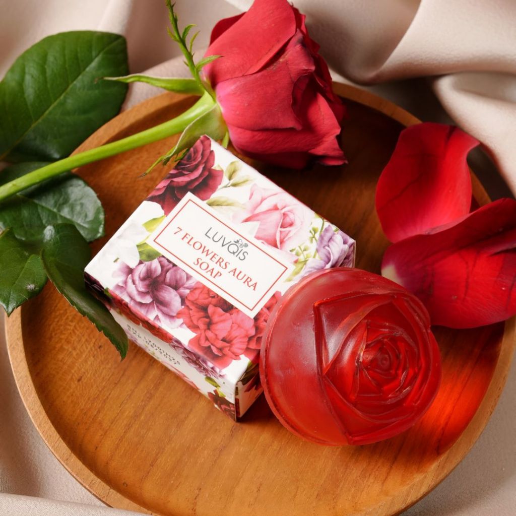 LUVQIS SABUN AURA 7 BUNGA 45 g - menaikkan aura seri wajah | mandi ...