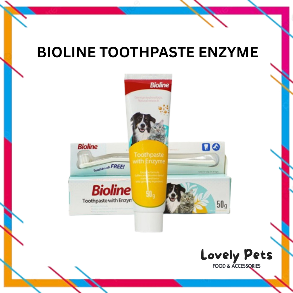 Bioline Toothpaste with Enzyme for dog and cat 50G | Shopee Malaysia