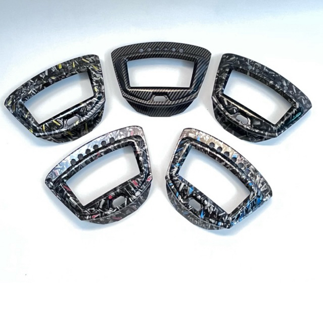 READY STOCK Y15V2 COVER METER Y15 V2 METER COVER FORGED CARBON DESIGN ...
