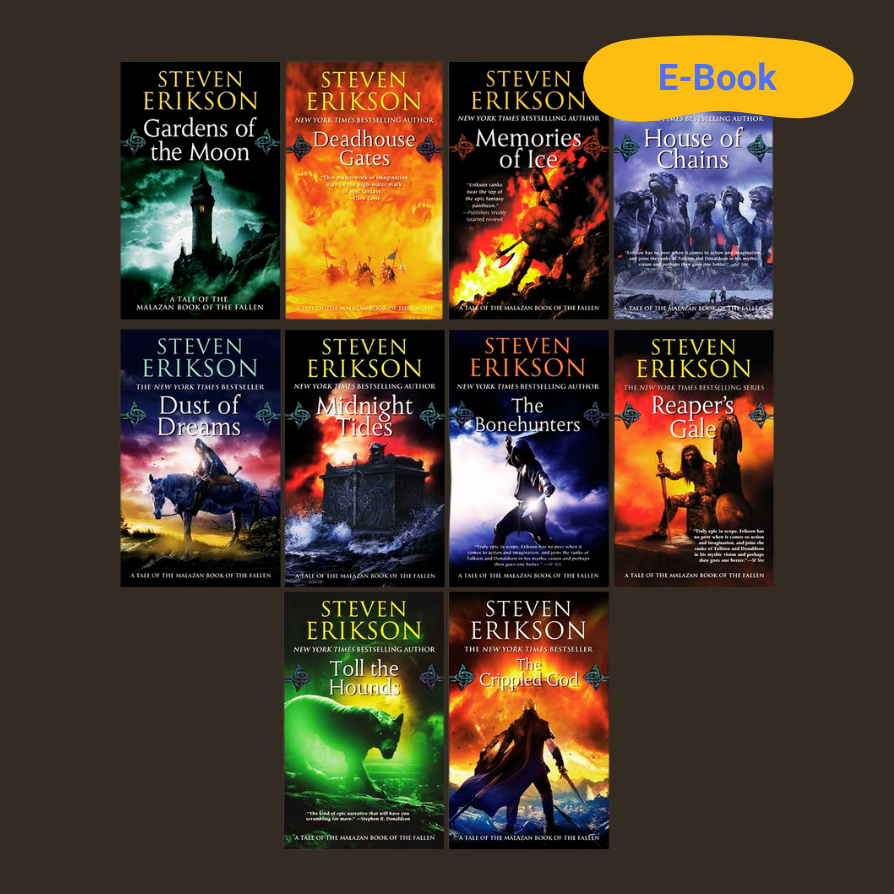 Malazan Book of the Fallen: The Complete Edition (10 Novels) | Shopee ...