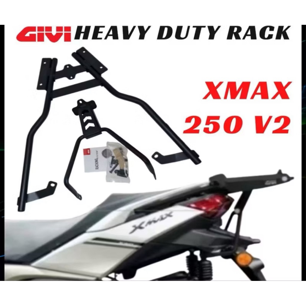 Givi SR Rack Xmax v2-v3 Special Rack Yamaha Xmax | Shopee Malaysia