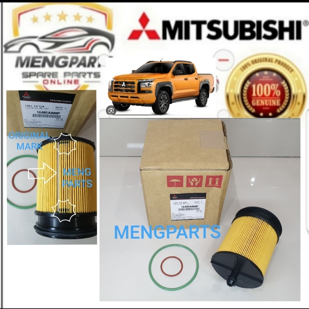 ORIGINAL MITSUBISHI TRITON ATHLETE 2.4 4N16 2025Y > FUEL FILTER DIESEL ...