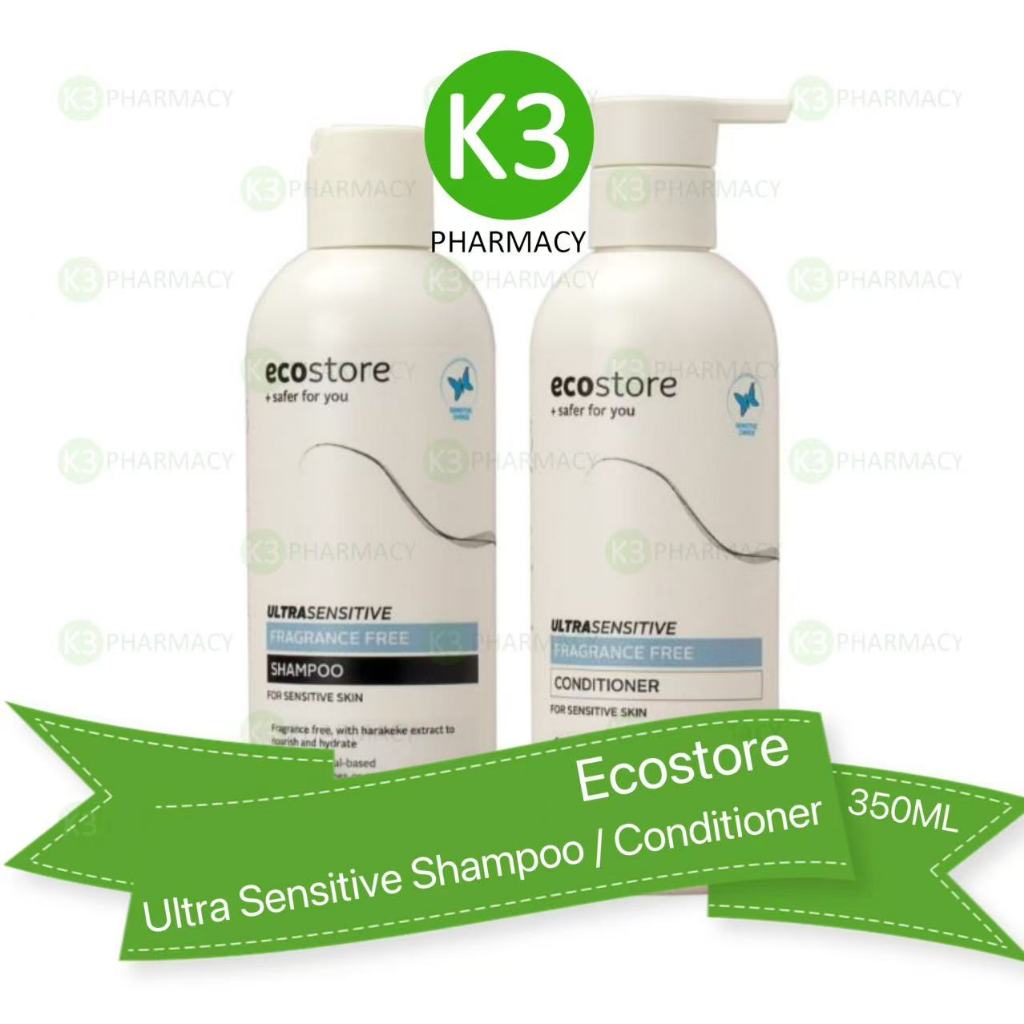 Ecostore Ultra Sensitive Fragrance Free Shampoo / Conditioner (350ML) | Shopee Malaysia