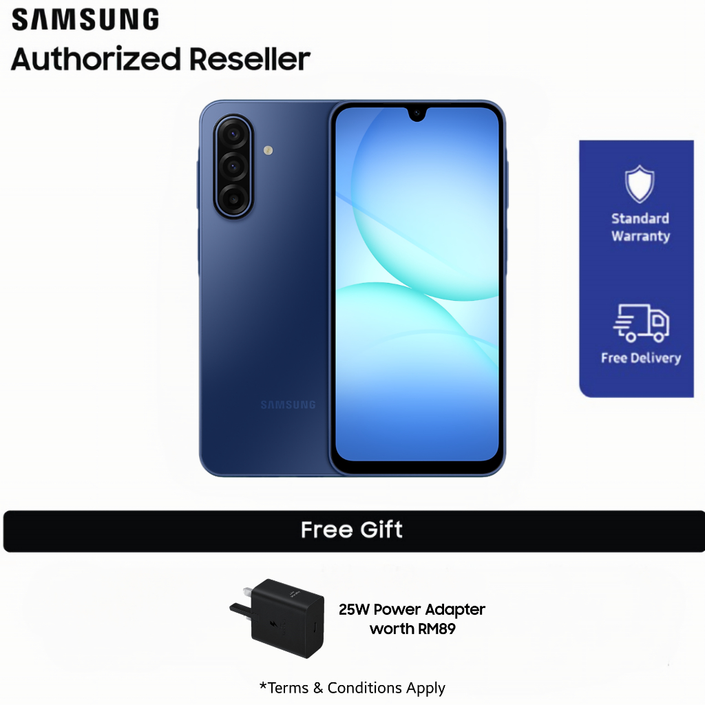 SAMSUNG Galaxy A17 5G (A176) (Blue/Black/Gray) (8GB RAM, 256GB ROM) - 6 ...