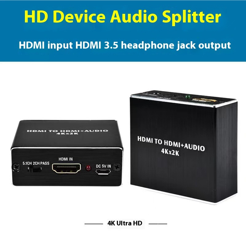 HDMI to HDMI and Optical TOSLINK SPDIF + 3.5mm Stereo Audio 2.0 4k X 2k ...