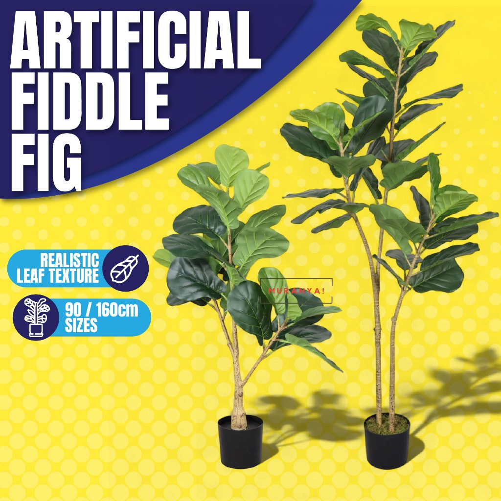 Fiddle Fig Pokok Hiasan Dalam Rumah Artificial Plant With Pot ...