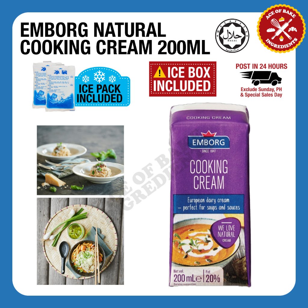 Emborg Natural Cooking Cream 200ml + Ice Box | Shopee Malaysia