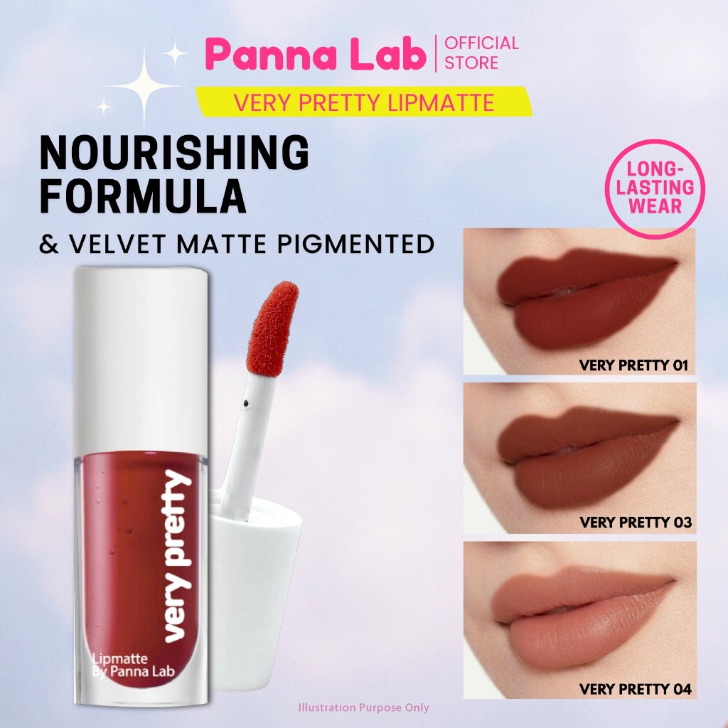 PANNA LAB Very Pretty Lipmatte Transferproof Non Smudging Non Drying ...