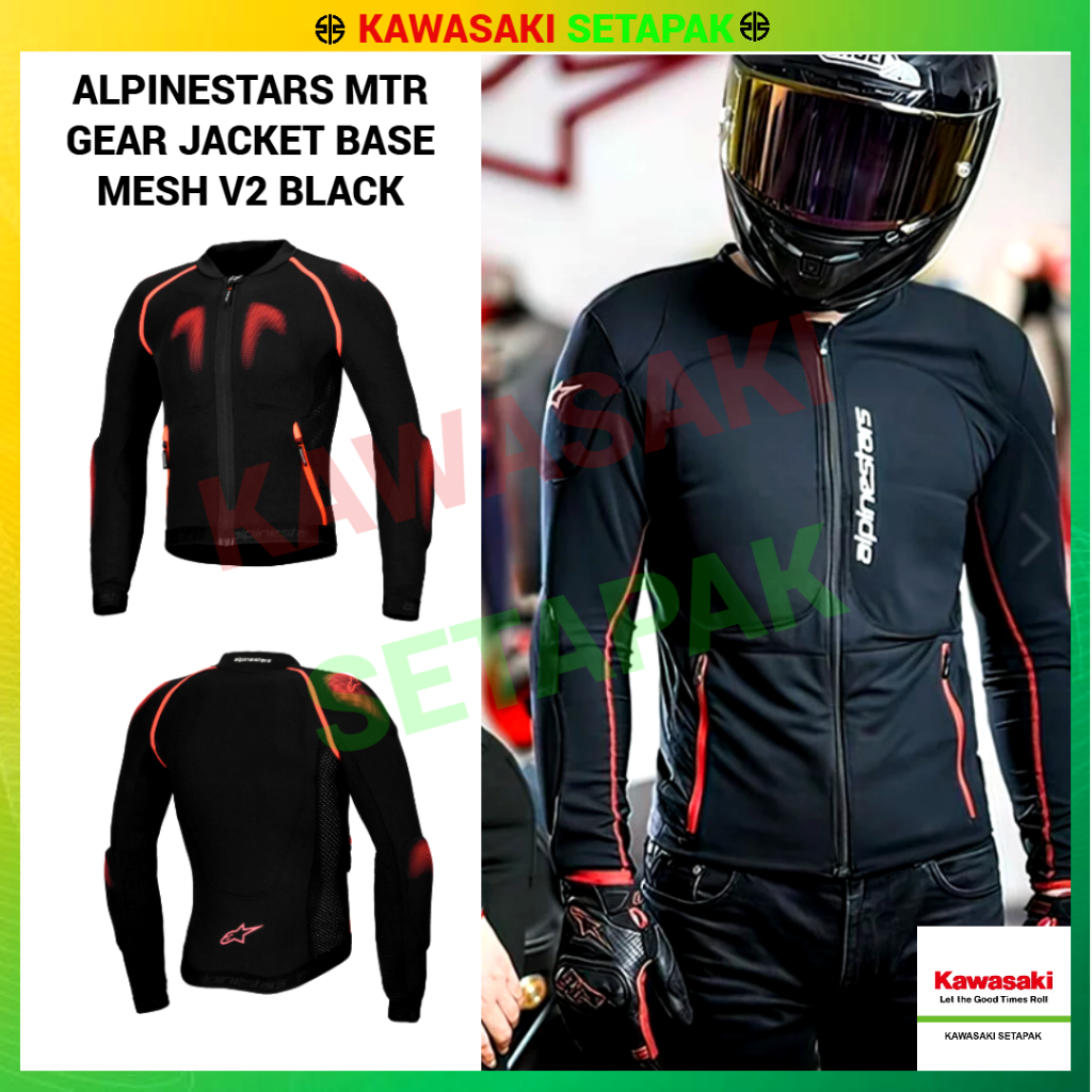 ALPINESTARS MTR GEAR JACKET BASE MESH V2 BLACK (S-2XL) | Shopee Malaysia