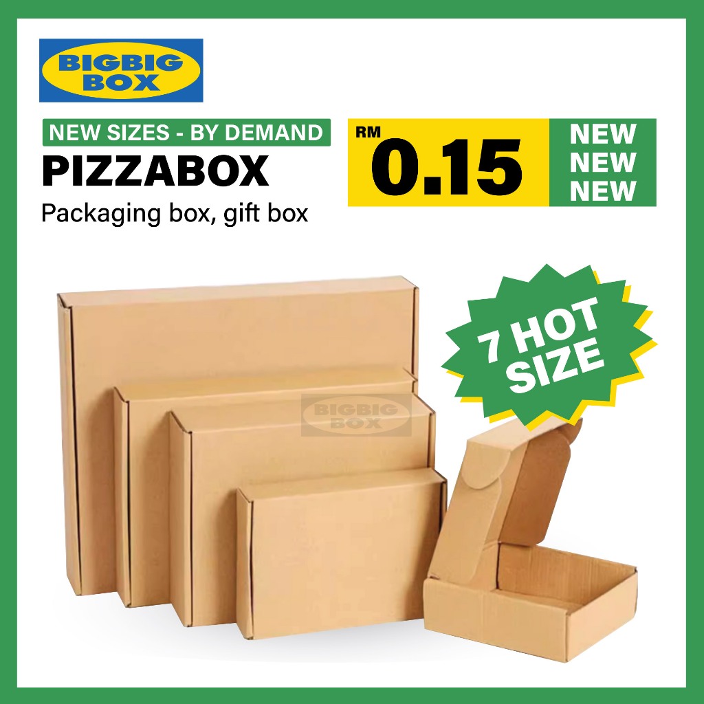 BigBigBox (SERIES 2) Pizzabox/ Courier Box Harga Direct Kilang Kotak ...