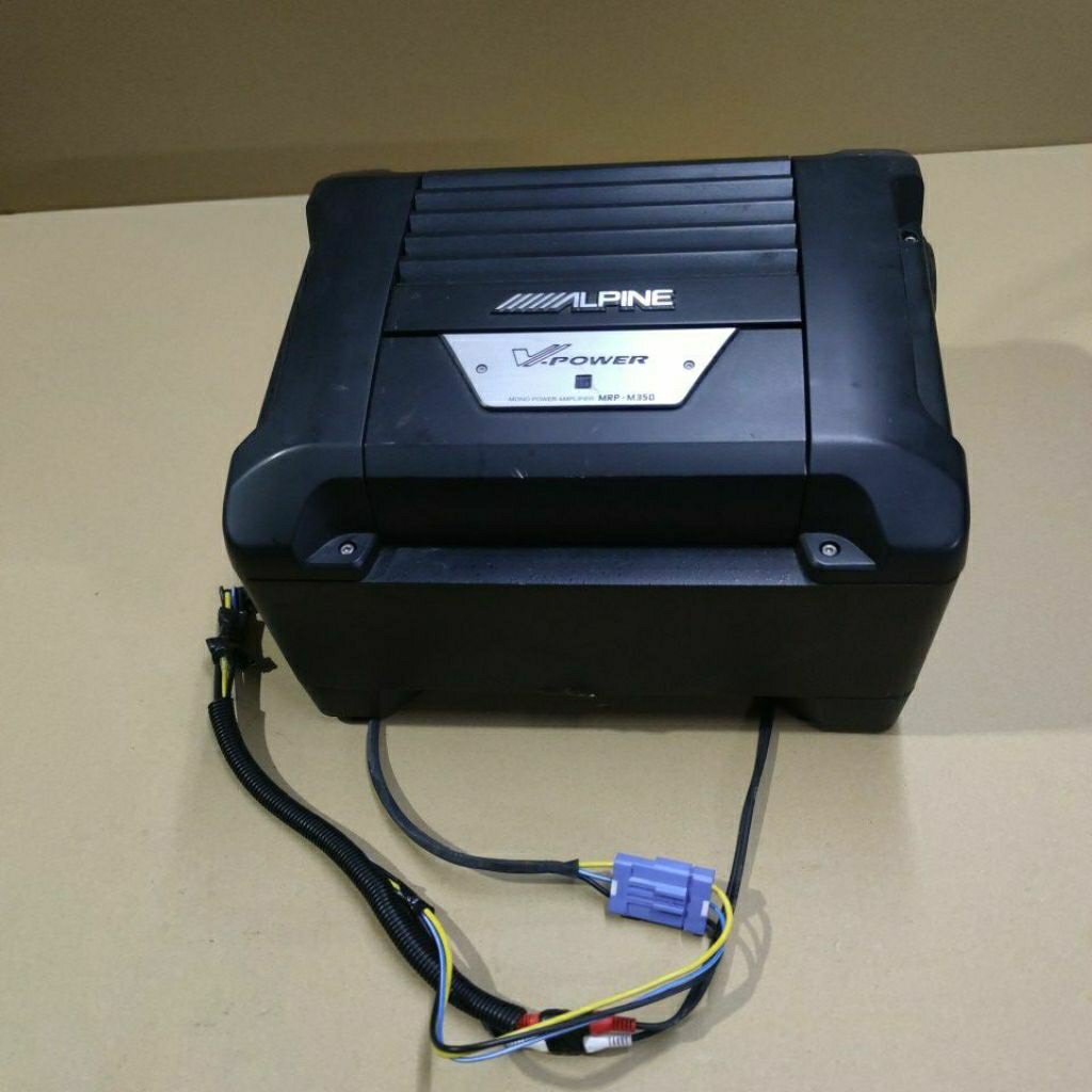 SUBWOOFER ALPINE V-POWER MRP-M350(JAPAN USED) | Shopee Malaysia