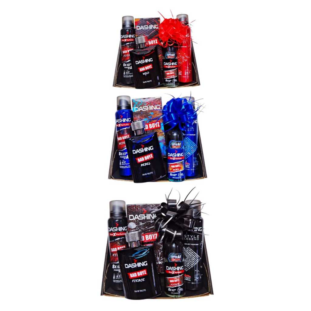DASHING BAD BOYZ Eau De Toilette Gift Set - Well Wrapped HANTARAN Set ...
