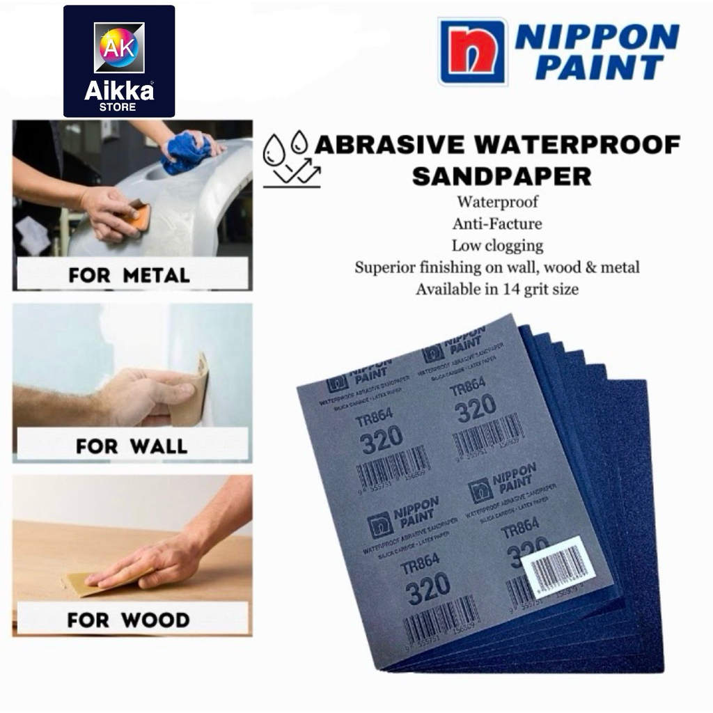 Nippon Hight Quality Waterproof Abrasive Paper/ Sand Paper| Kertas ...
