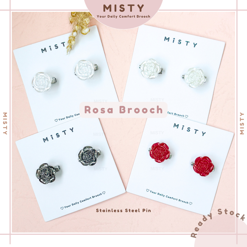 MISTY Mini Rosa Brooch Baby Brooch Pin Tudung Hijab Pin Kerongsang ...