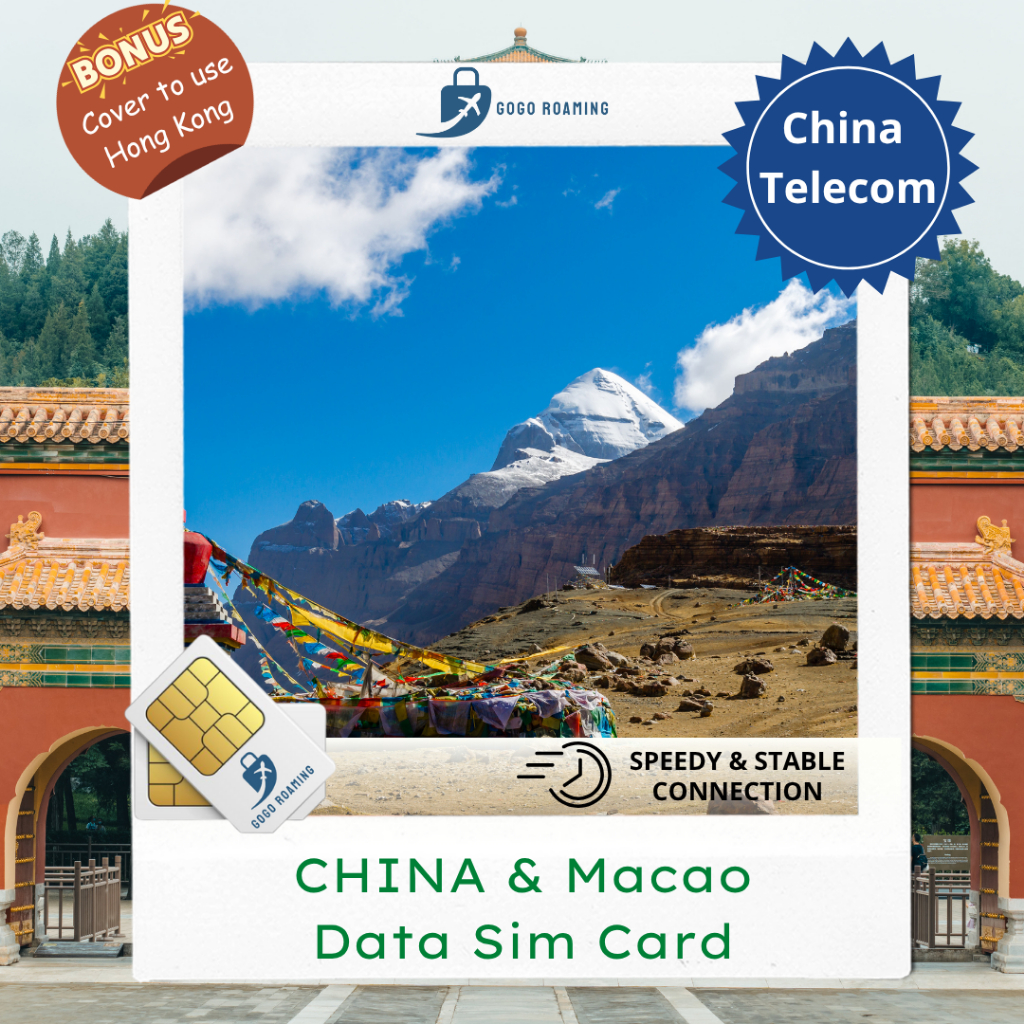 【China + HK/Macau】China & Hong Kong/Macau Roaming Travel Sim Card【5 ...