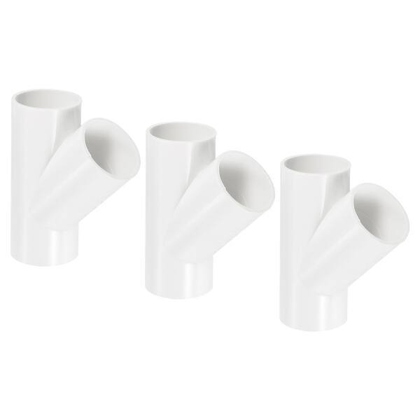 MKR 3 Way UPVC Pipe Tee Fittings Water Pipe Connector Aquarium Adapter ...