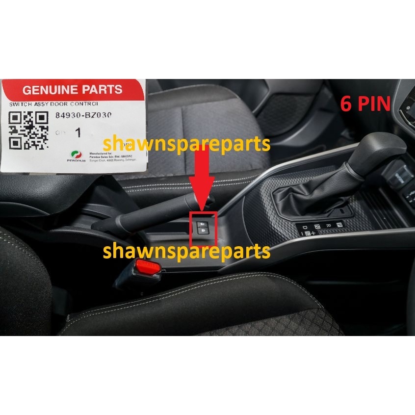 Perodua Axia D74A 2023- / Ativa Door Lock Center Switch Button Butang ...