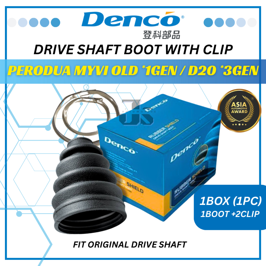 DENCO PERODUA MYVI OLD /GEN 3 D20 M800/FL Drive Shaft Boot Inner ...