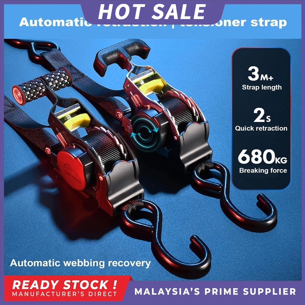 Motorcycle Strap Auto Ratchet Strap Towing Strap Motorcycle Bundled ...