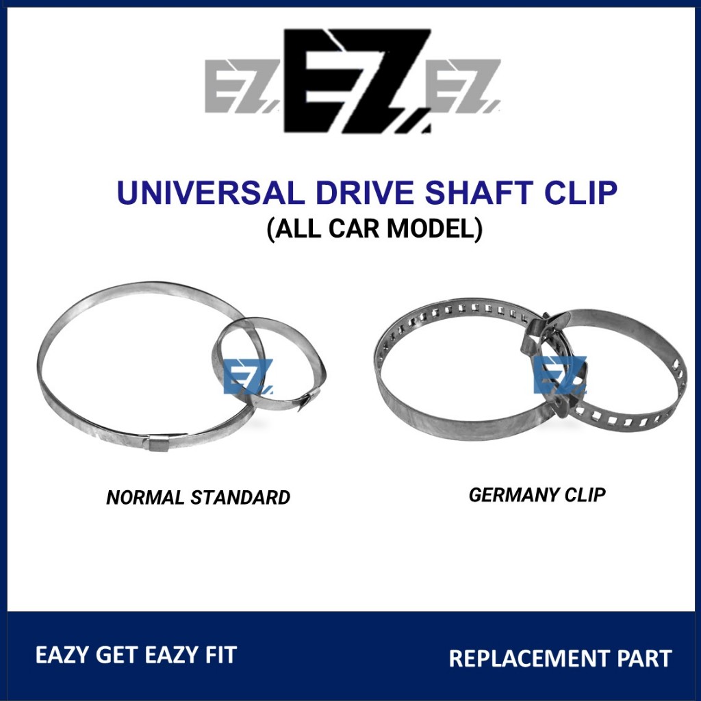 DRIVE SHAFT BOOT CLIP ADJUSTABLE STAINLESS STEEL / NORMAL DRIVER SHAFT ...