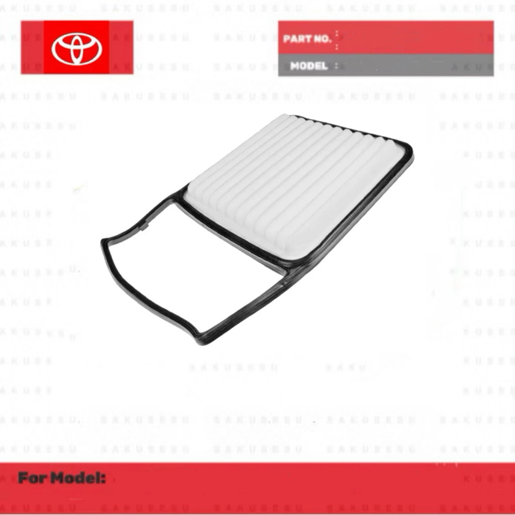 17801-BZ060 Toyota air filter for Avanza F602 F651 F652, Rush F700 ...