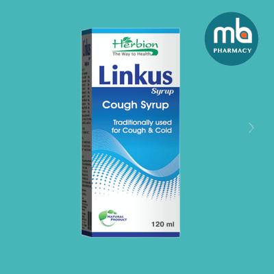 Linkus Cough Syrup 120ml | Natural, Non-Drowsy Relief for Cough & Cold ...