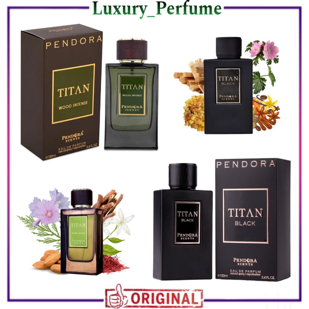 Titan Wood Intense & Titan Black : Perfume By Pendora Scents edp 100ml ...