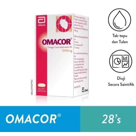 Abbott Omacor Omega-3 1000mg (28's x 1) | Shopee Malaysia