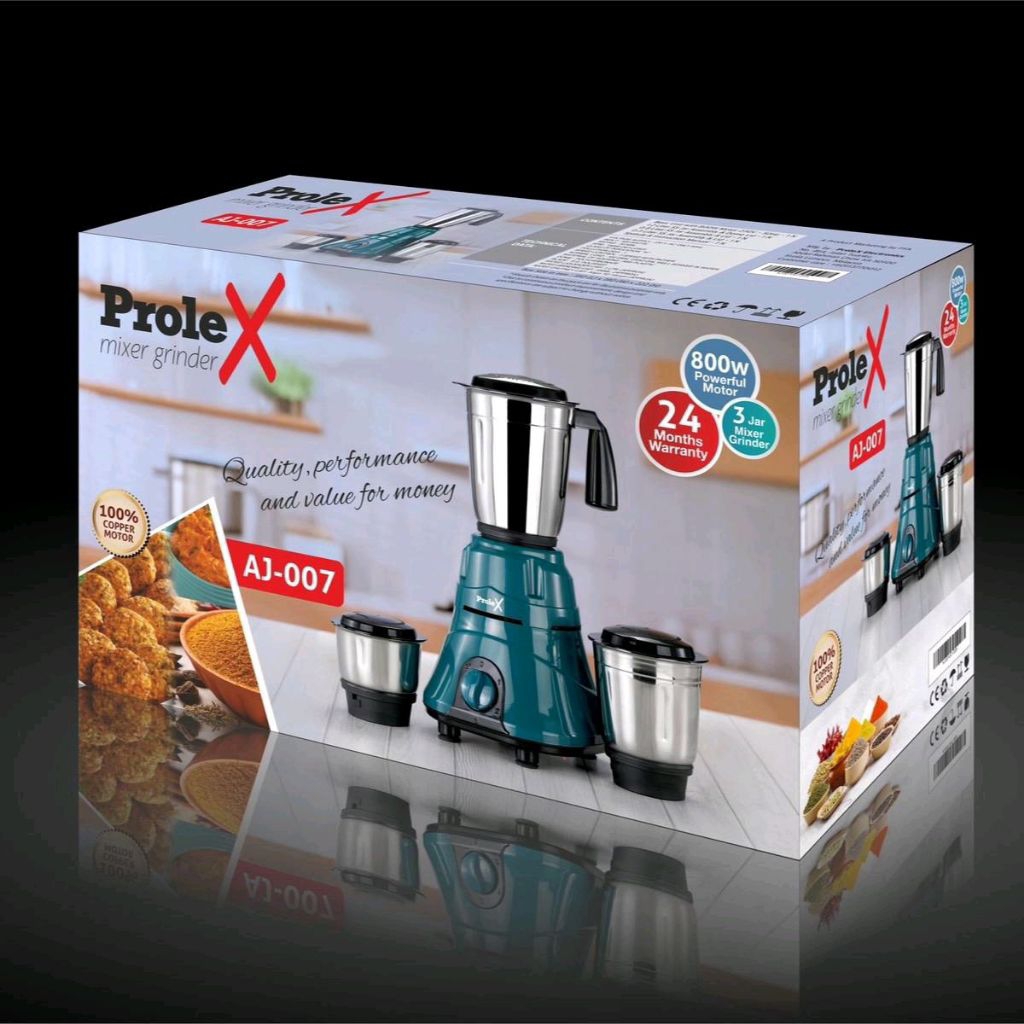 ProleX Mixer grinder high qulity staileness stille blender 24 month ...