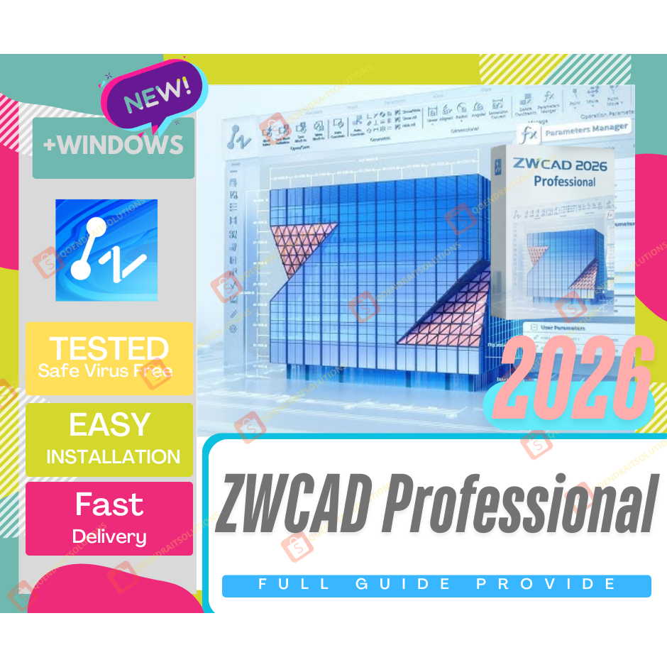 ZWCAD Professional / Architecture 2026🔥Powerful CAD for 2D drafting and 3D navigation🔥Video ...