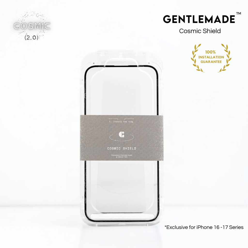 GENTLEMADE Cosmic Shield Toughened Tempered Glass Screen Protector for ...