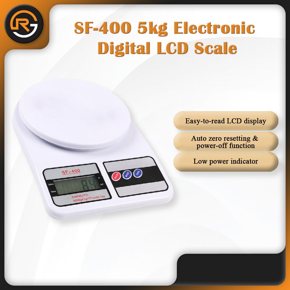 SF-400 5kg Electronic Digital LCD Scale High Precision Kitchen Scale ...