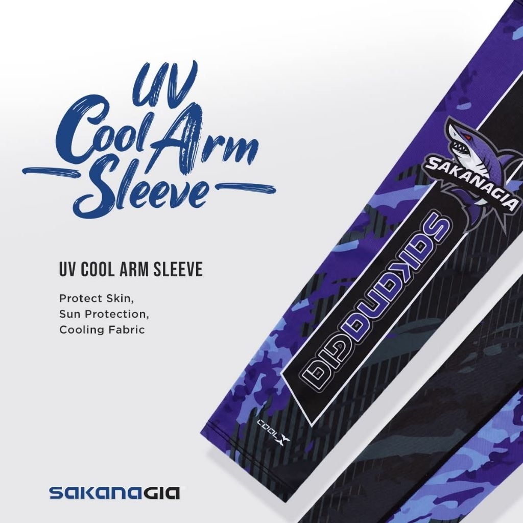 SAKANAGIA SHARK ARM SLEEVE (UV COOL) | Shopee Malaysia
