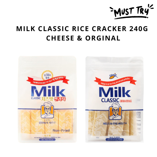 MILK CLASSIC RICE CRACKER 240G - CHEESE & ORIGINAL | Shopee Malaysia