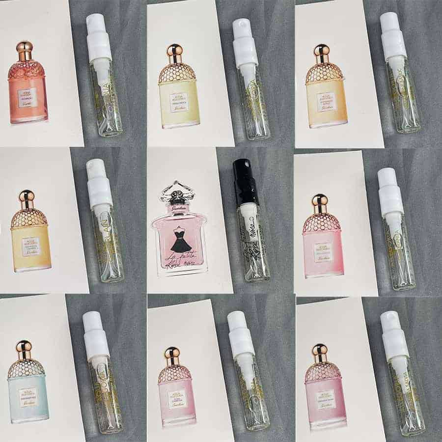 Perfume Samples - Guerlain Parfum Collection 9 Fragrances 2ML | Shopee ...