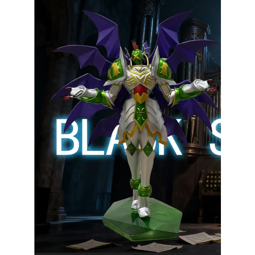 DJS Studio - Black Seraphimon Digimon Resin Statue GK Anime Figure ...