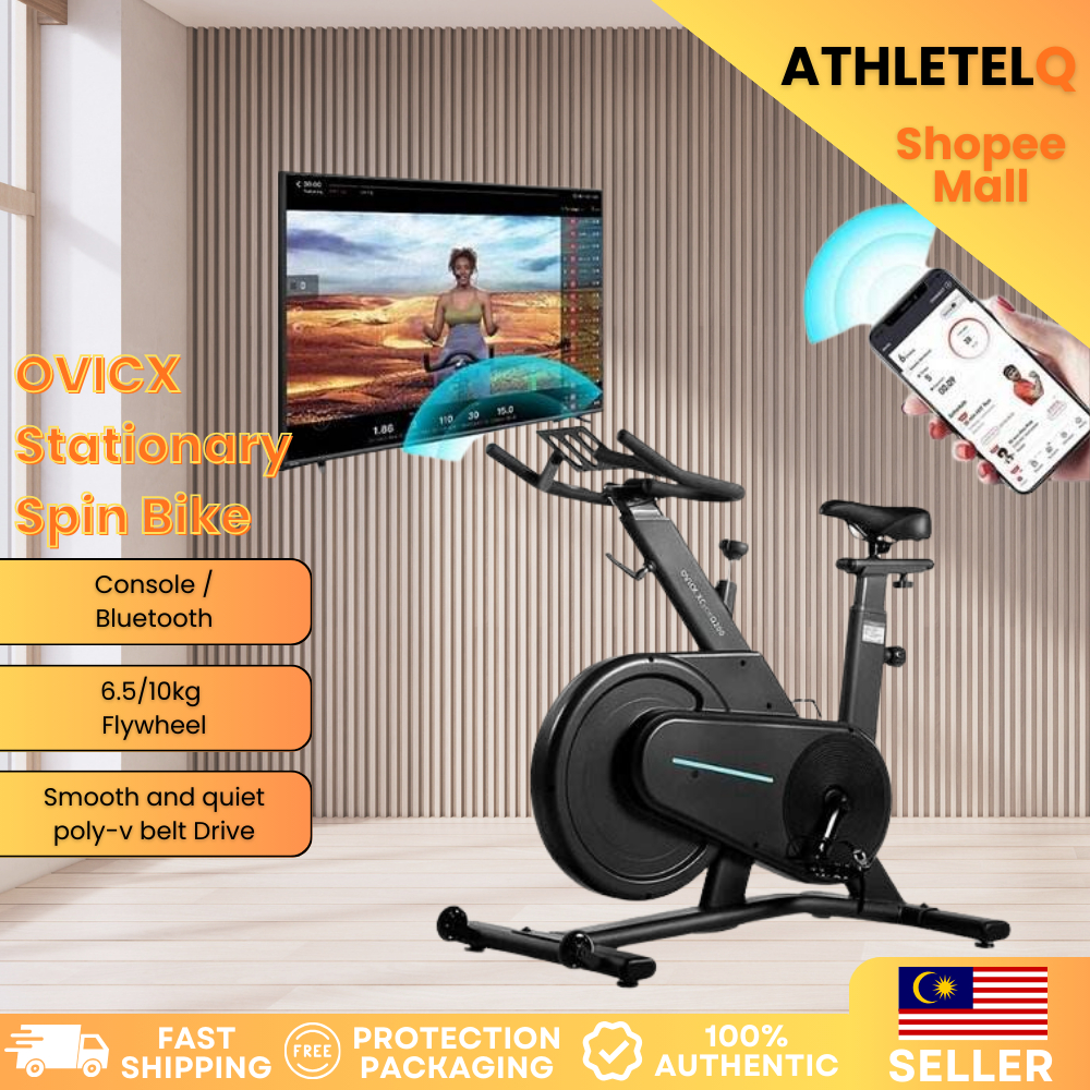 OVICX Q100 / Q200 Stationary Spin Bike with Magnetic Resistance ...