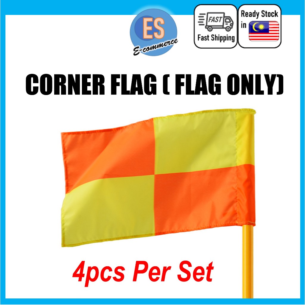 Corner Flags (Flag only) Spare Flag for Corner Flag 1set 4pcs | Shopee ...