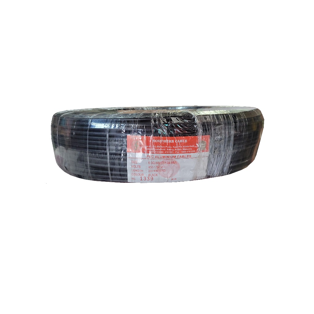 SOUTHERN CABLE 6mm PVC Aluminium Cable (200Meter) | Shopee Malaysia
