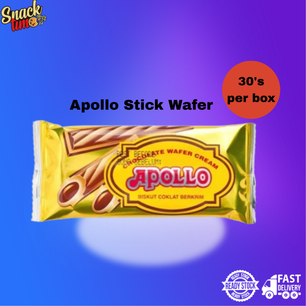 Apollo Stick Wafer 11g x 30's | Shopee Malaysia