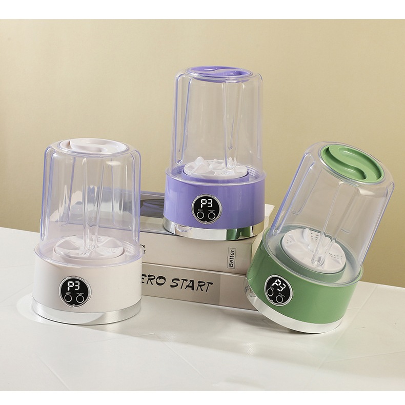 Small Underwear Laundry Cup Home Portable Wireless Charging Washing ...