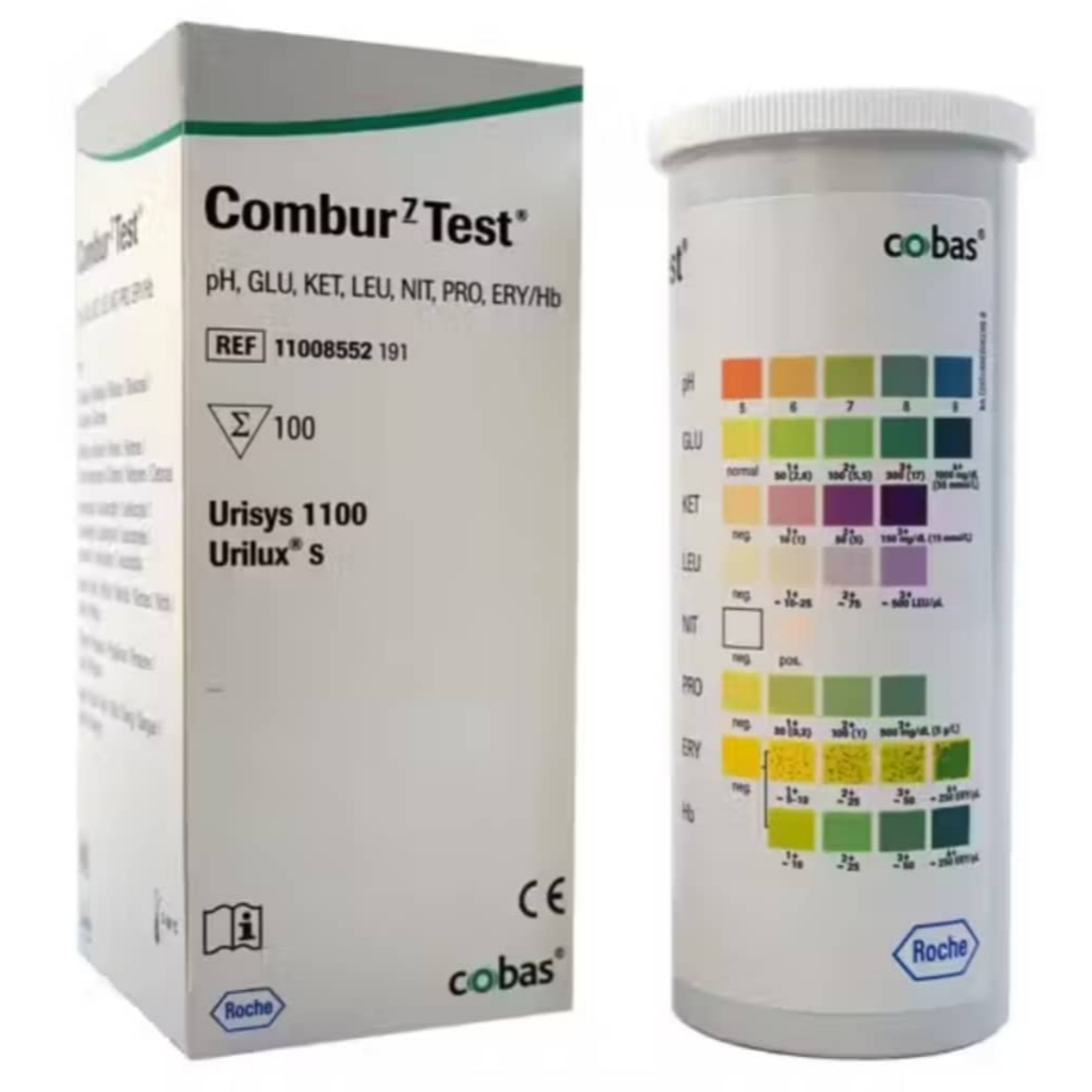 EXP JAN 2026 Combur Test Urine Dipstick / Urine glucose (Combur 7) 100 ...