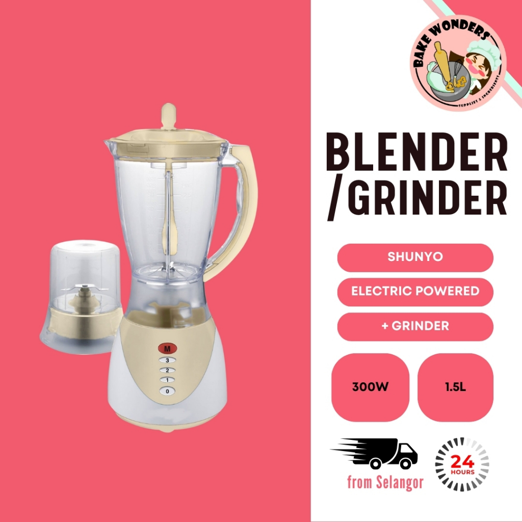Shunyo Blender/ Shunyo SH-350BL Super Blender with Grinder 300W 1.5L ...